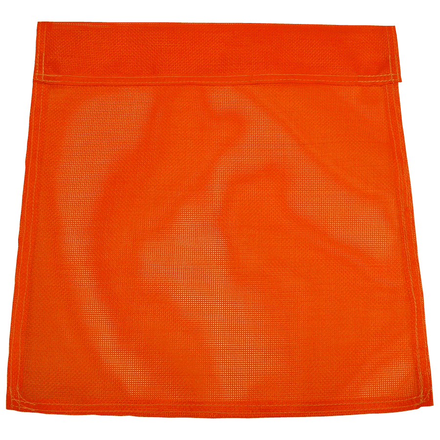 Mesh Warning Flag for Rubber Strap - Orange - Verduyn Tarps