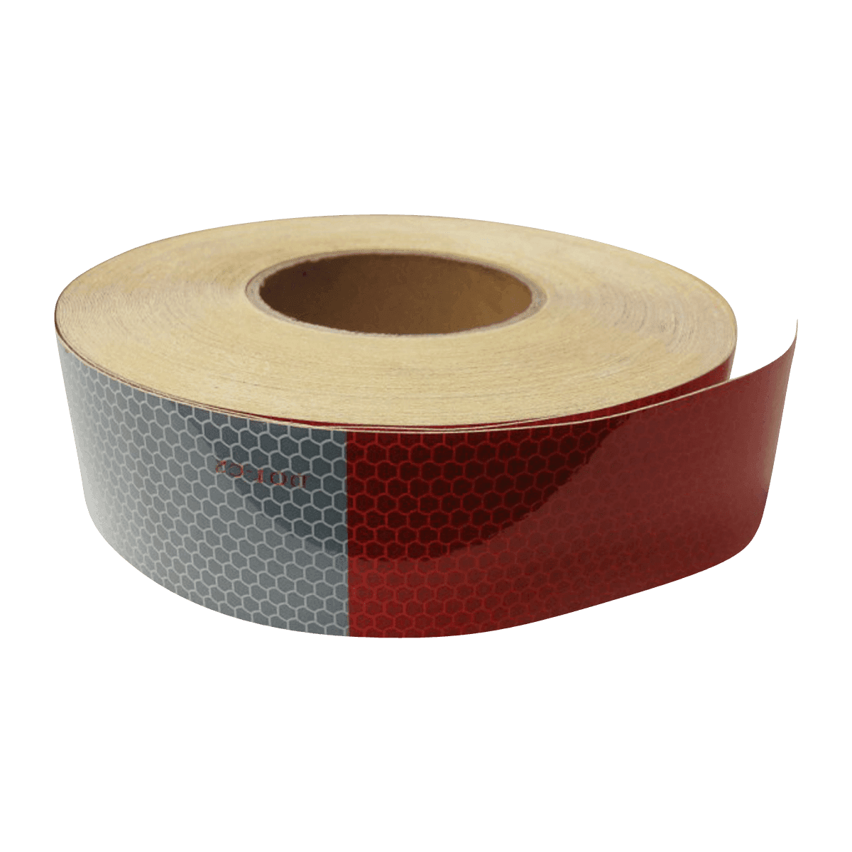 2" Wide Reflective Tape - Red + White (150' Roll) - Verduyn Tarps