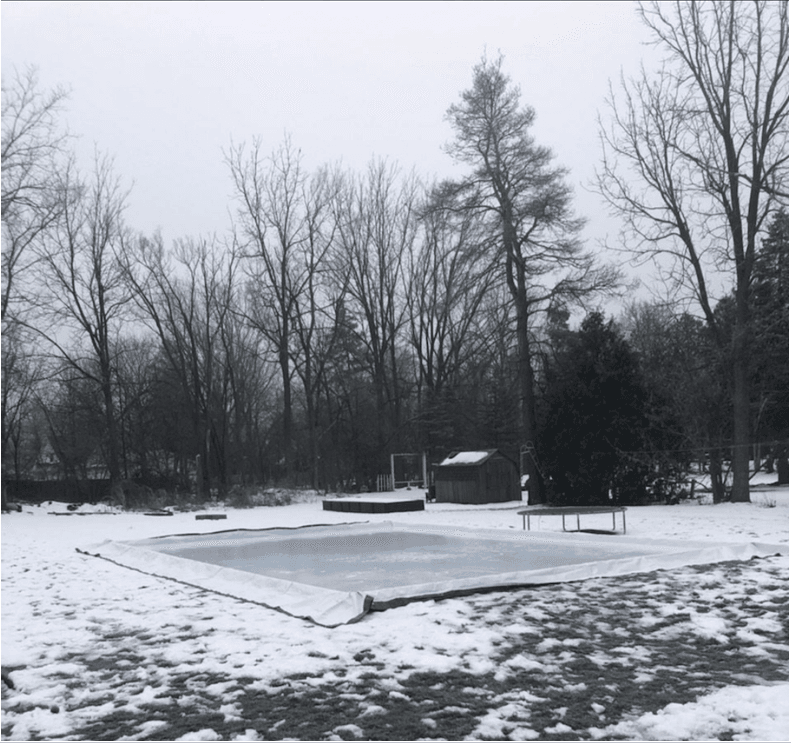 20' x 30' Heavy Duty Utility / Ice Rink Tarp - White (6 oz.) - Verduyn ...